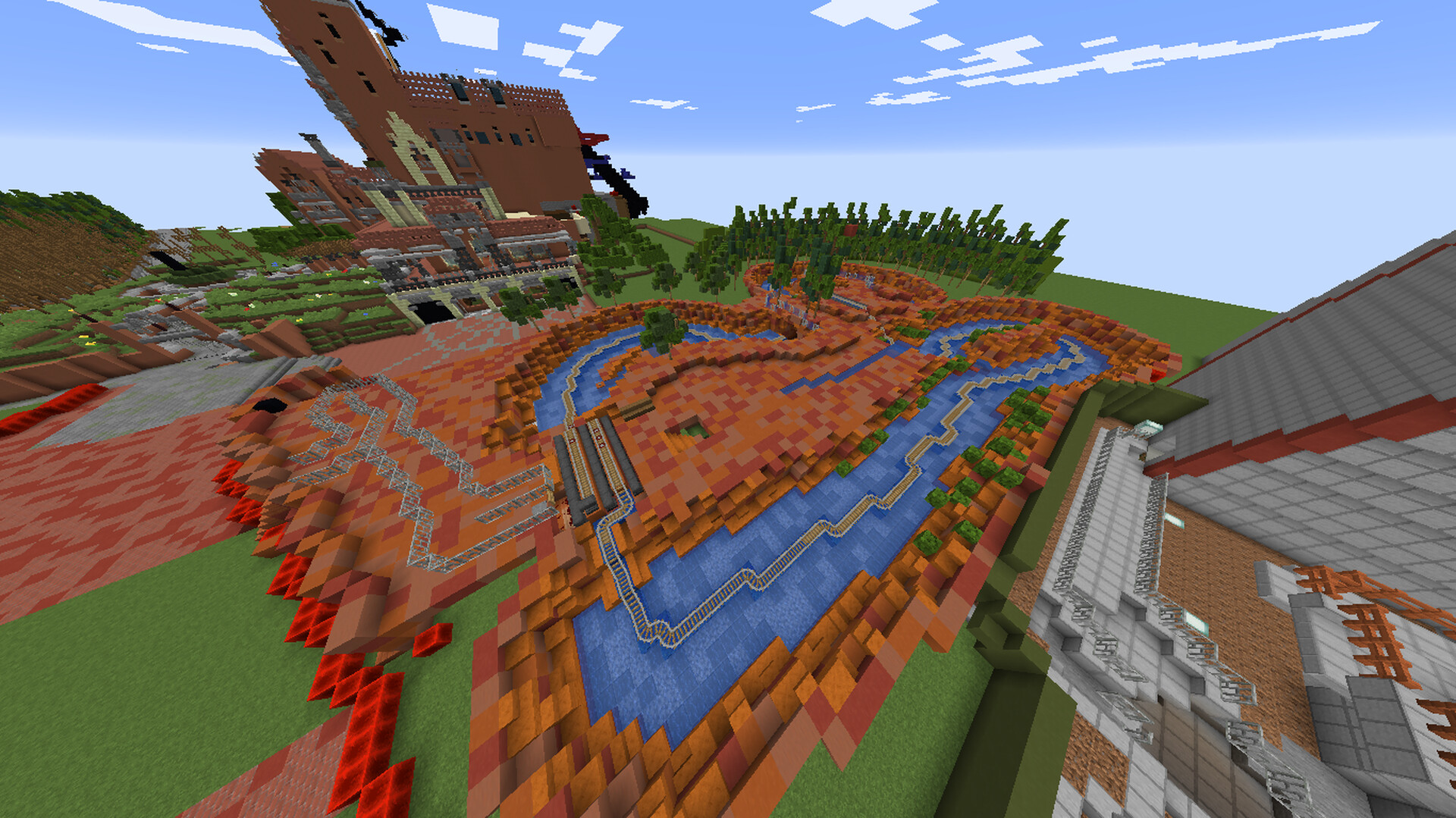 THEMEPARK BUILDING Minecraft Map