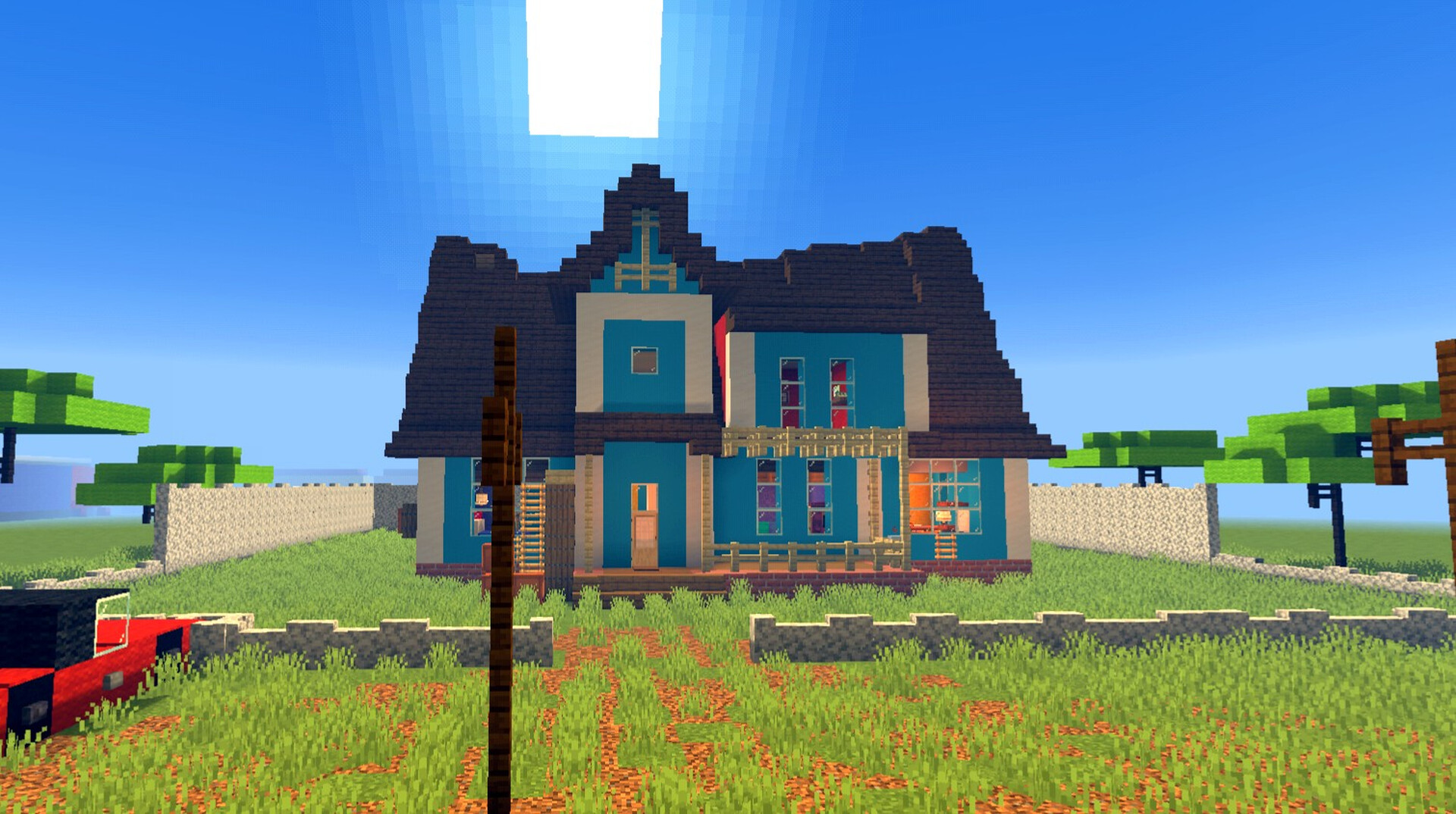 Hello Neighbor fangame Minecraft Map