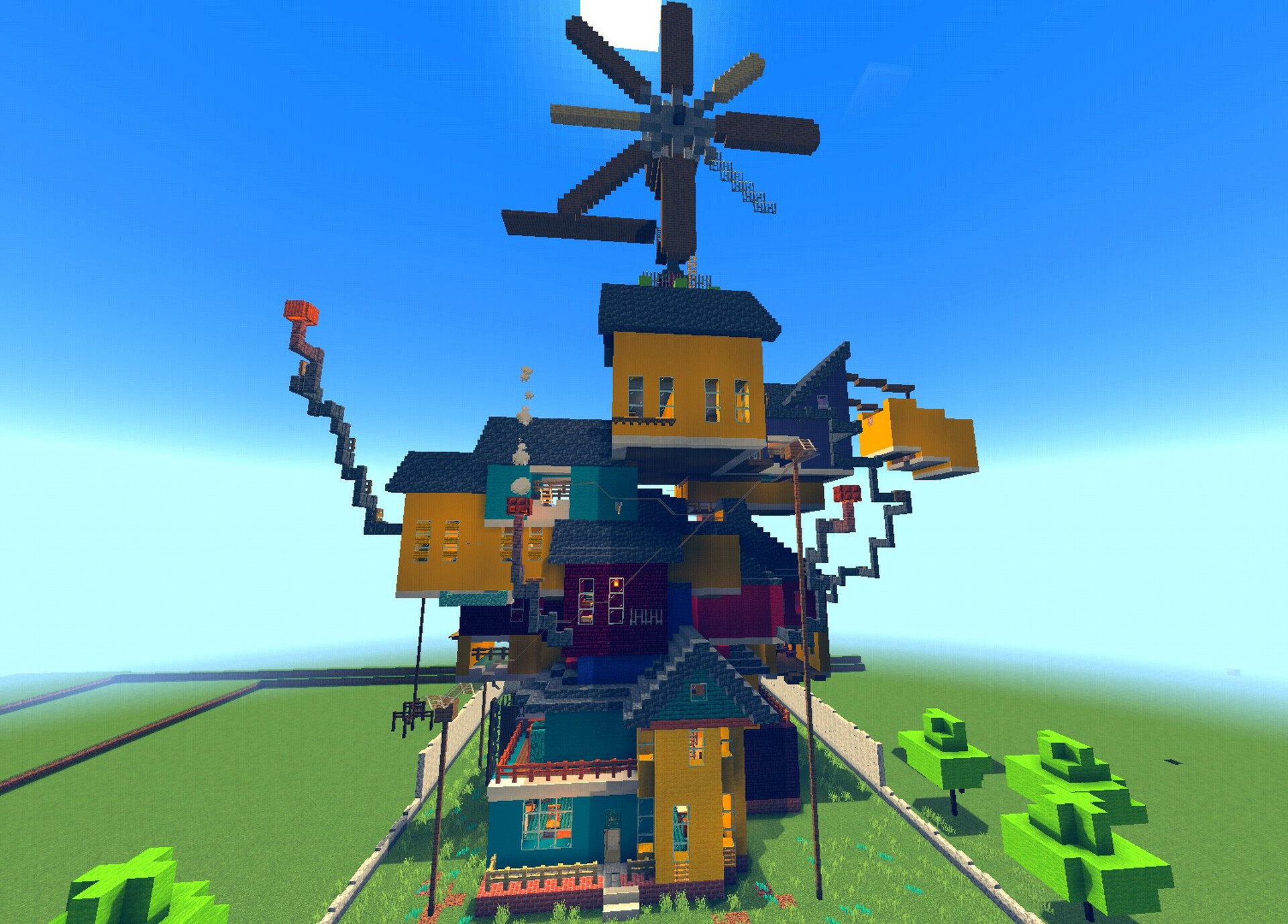 Hello Neighbor fangame Minecraft Map