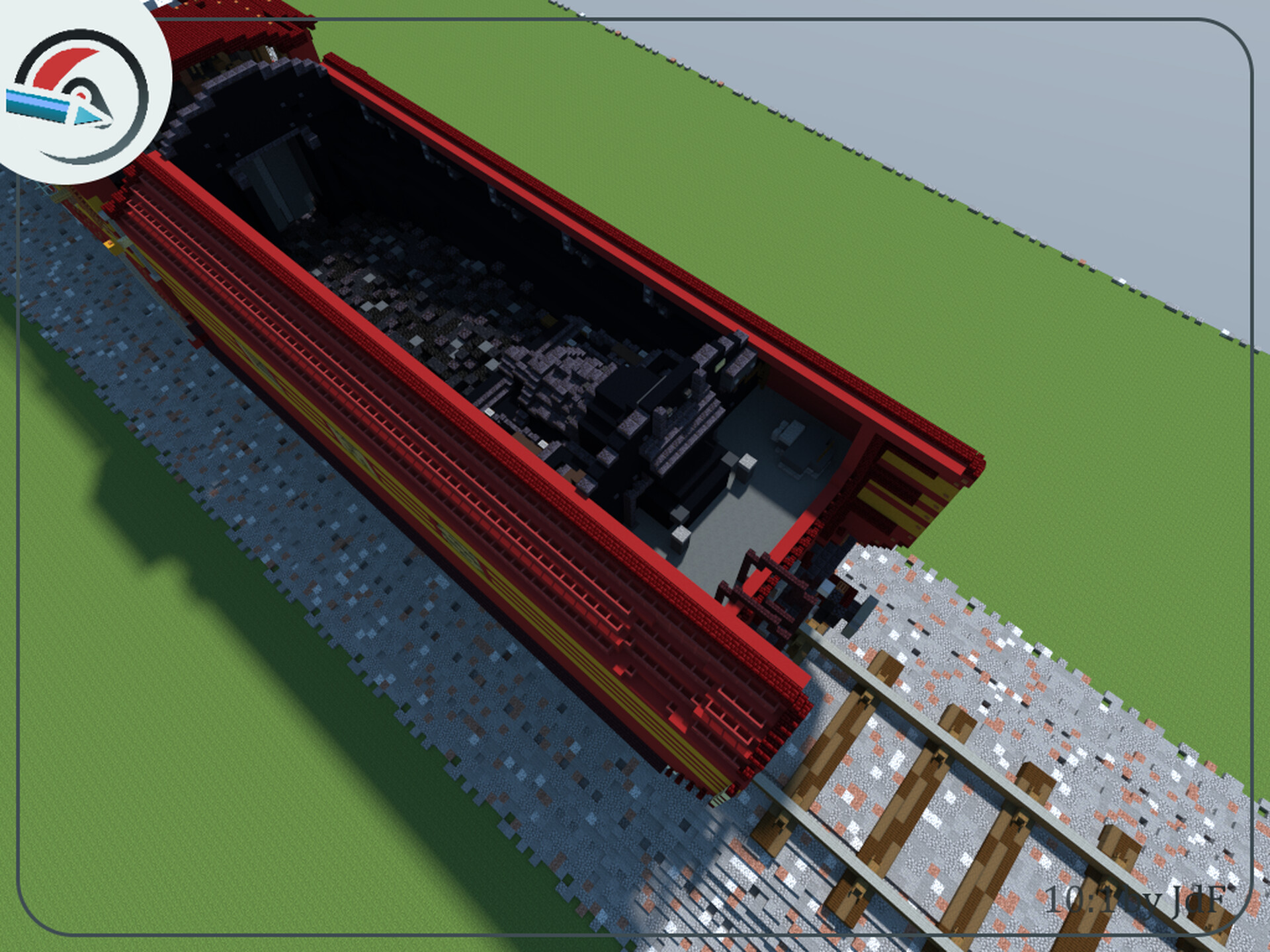 10:1 MASSIVE DETAILED LMS Coronation Scot Locomotive by Jf! Minecraft Map