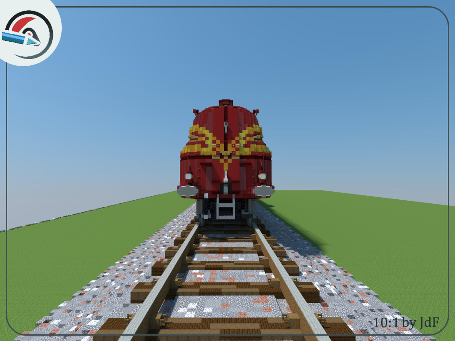 10:1 MASSIVE DETAILED LMS Coronation Scot Locomotive by Jf! Minecraft Map