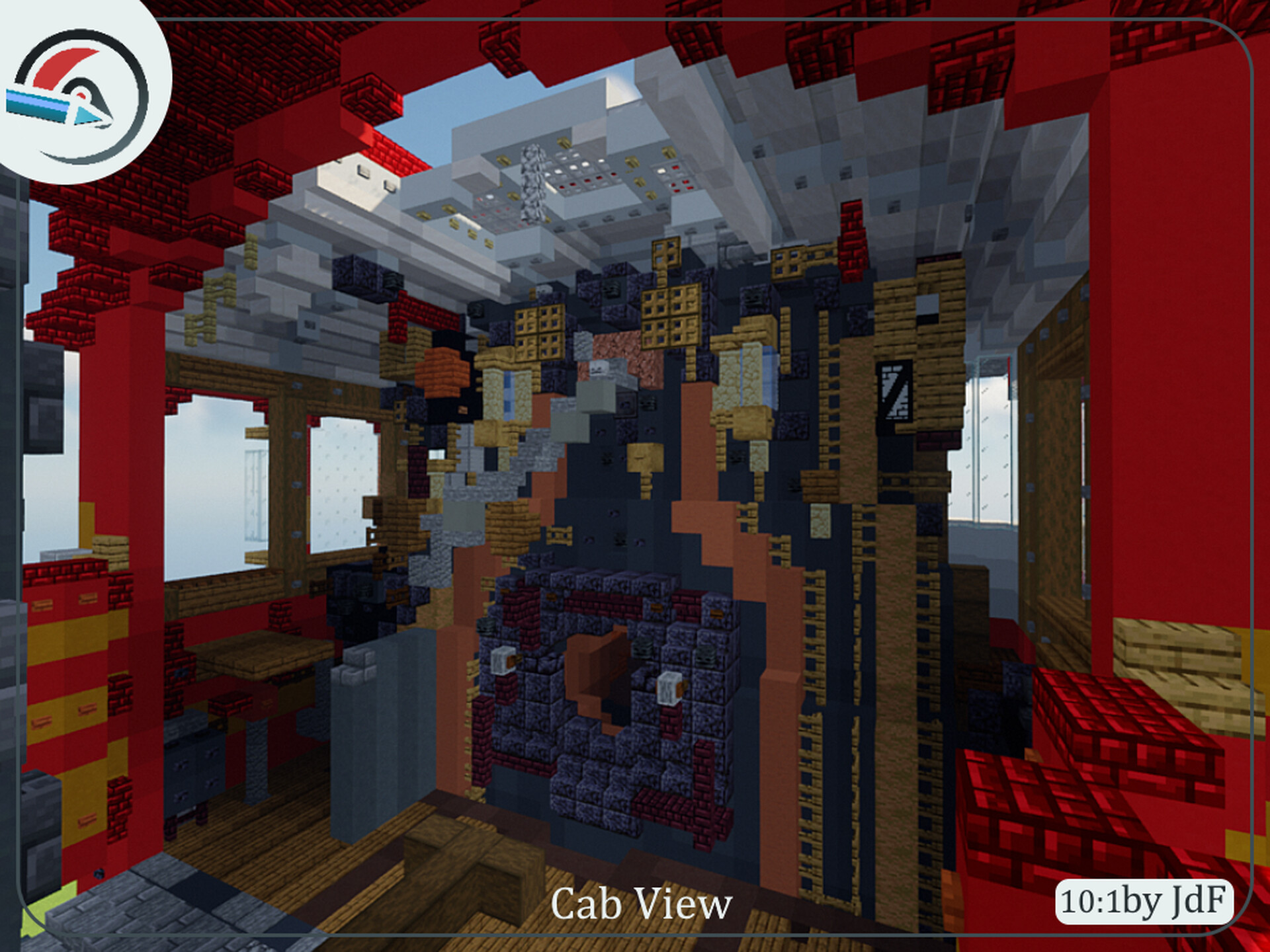 10:1 MASSIVE DETAILED LMS Coronation Scot Locomotive by Jf! Minecraft Map