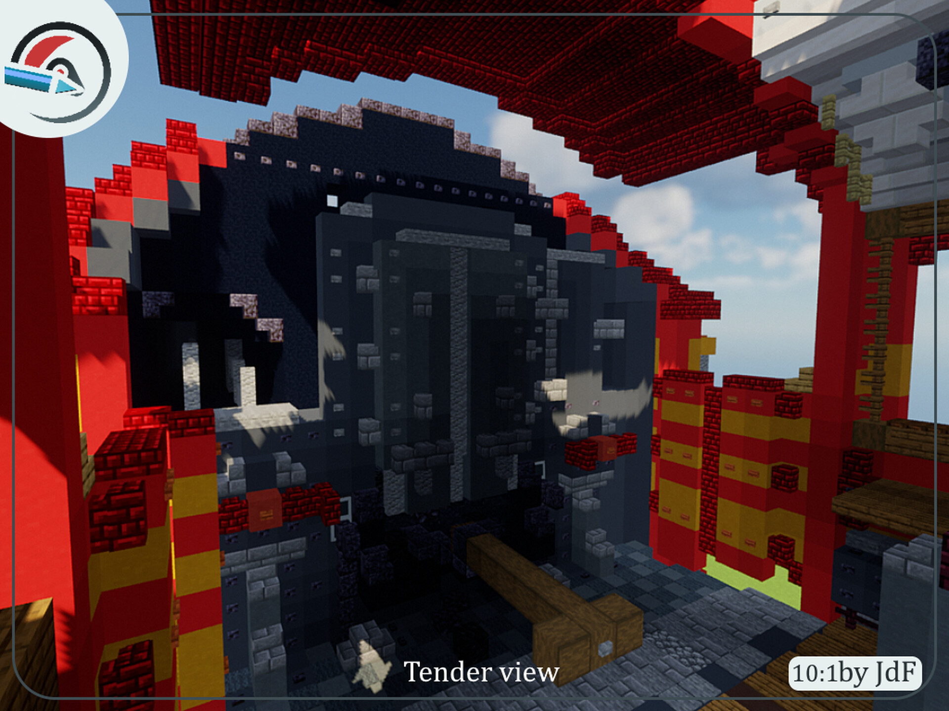 10:1 MASSIVE DETAILED LMS Coronation Scot Locomotive by Jf! Minecraft Map