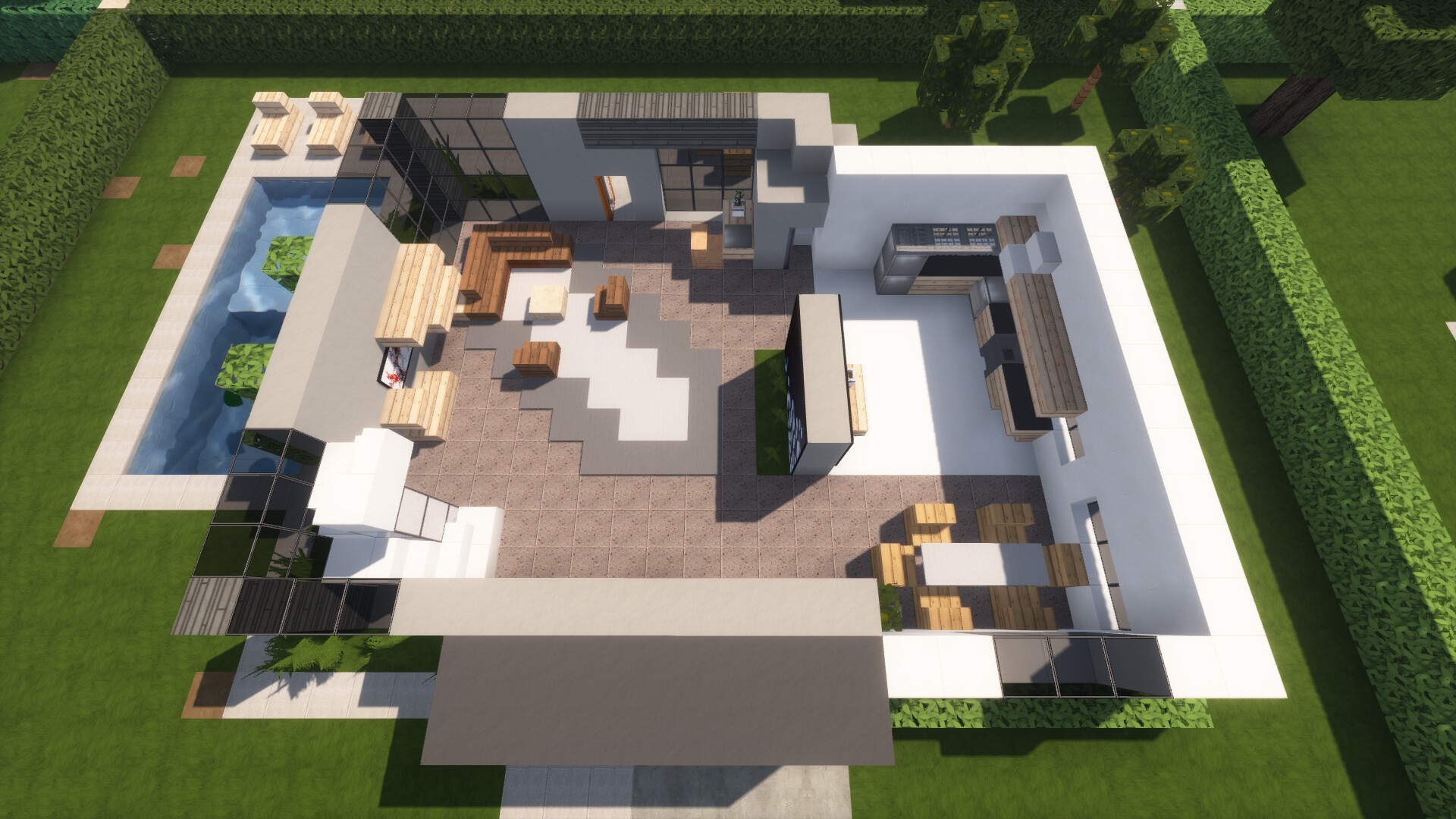 Small Modern House 6 (full interior) Minecraft Map