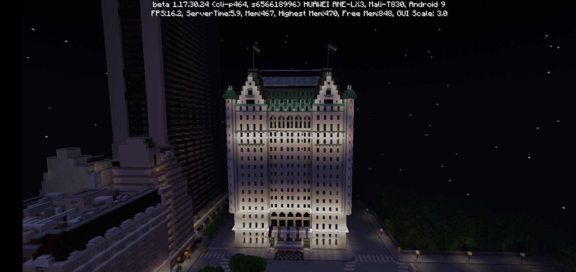 New York City Central Park & Central Park South Minecraft Map