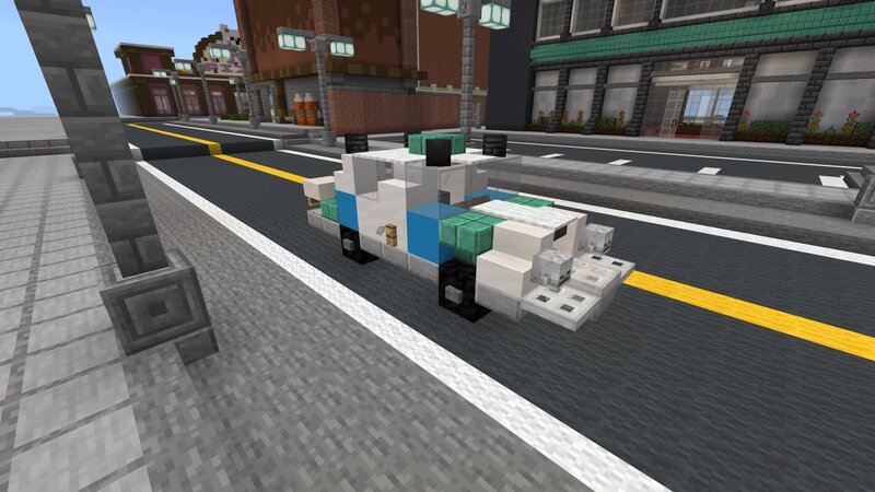 Fallout London Police Car Minecraft Map