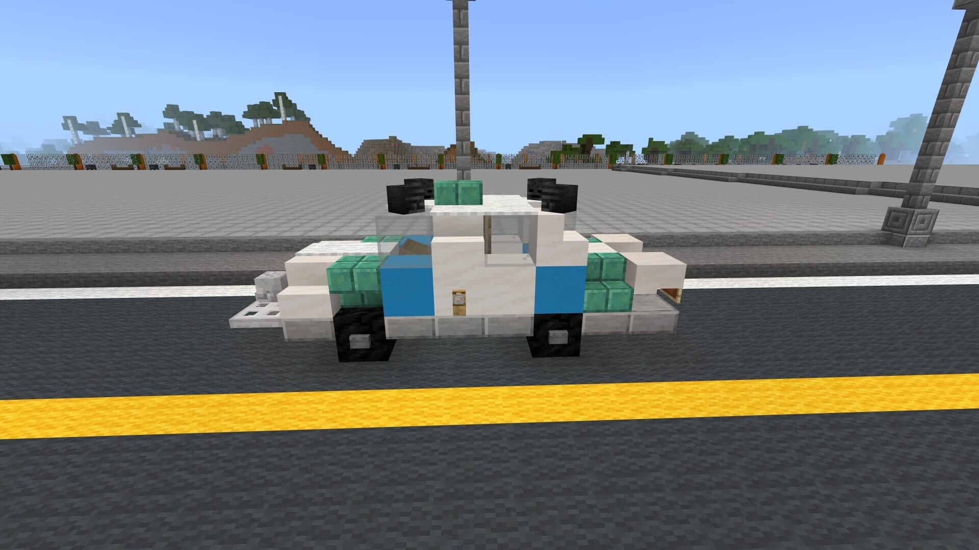 Fallout London Police Car Minecraft Map