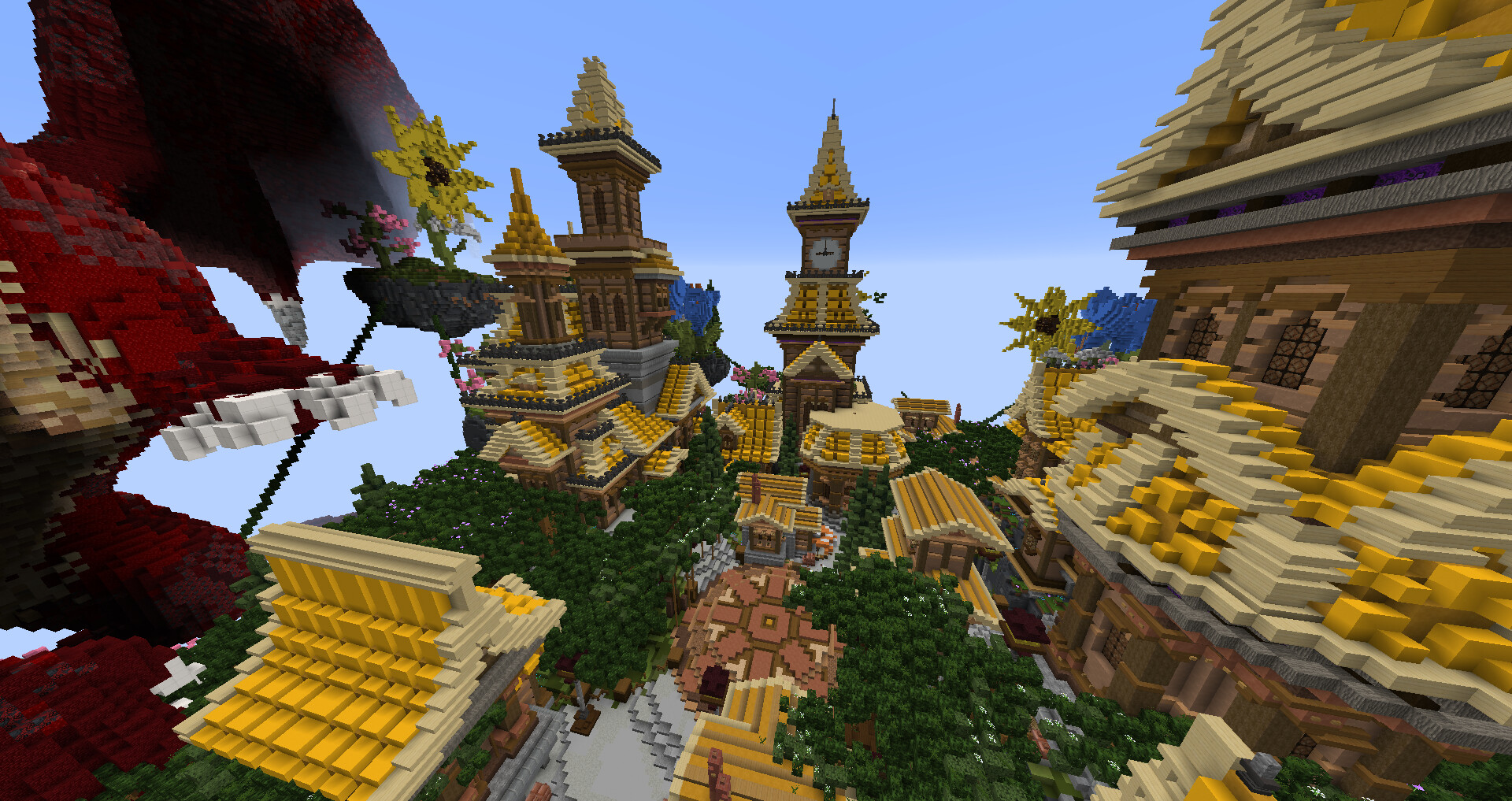 The Hidden Dragon Village Minecraft Map