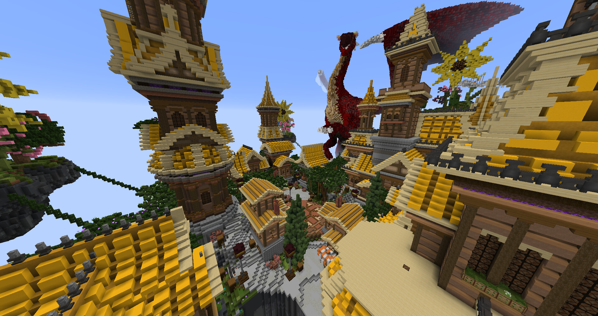 The Hidden Dragon Village Minecraft Map