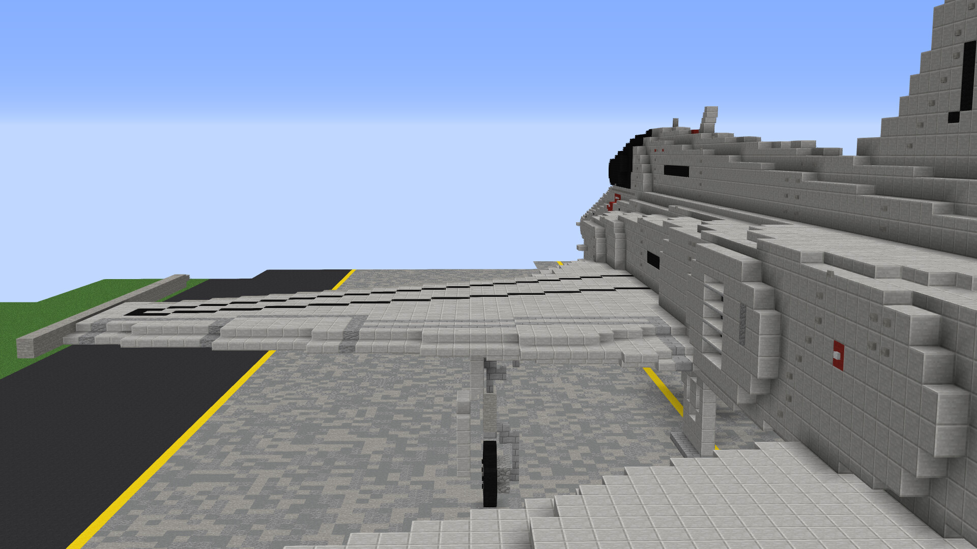 Northrop F-5E Tiger II, 12:1 Scale Minecraft Map