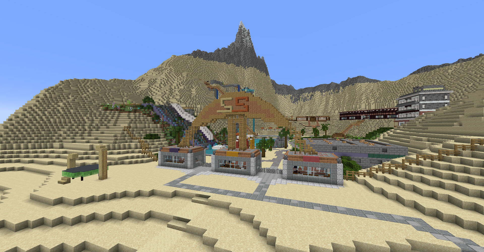 Summer Secrets - Resort and Water Park Island [v1.1] [1.17+] Minecraft Map