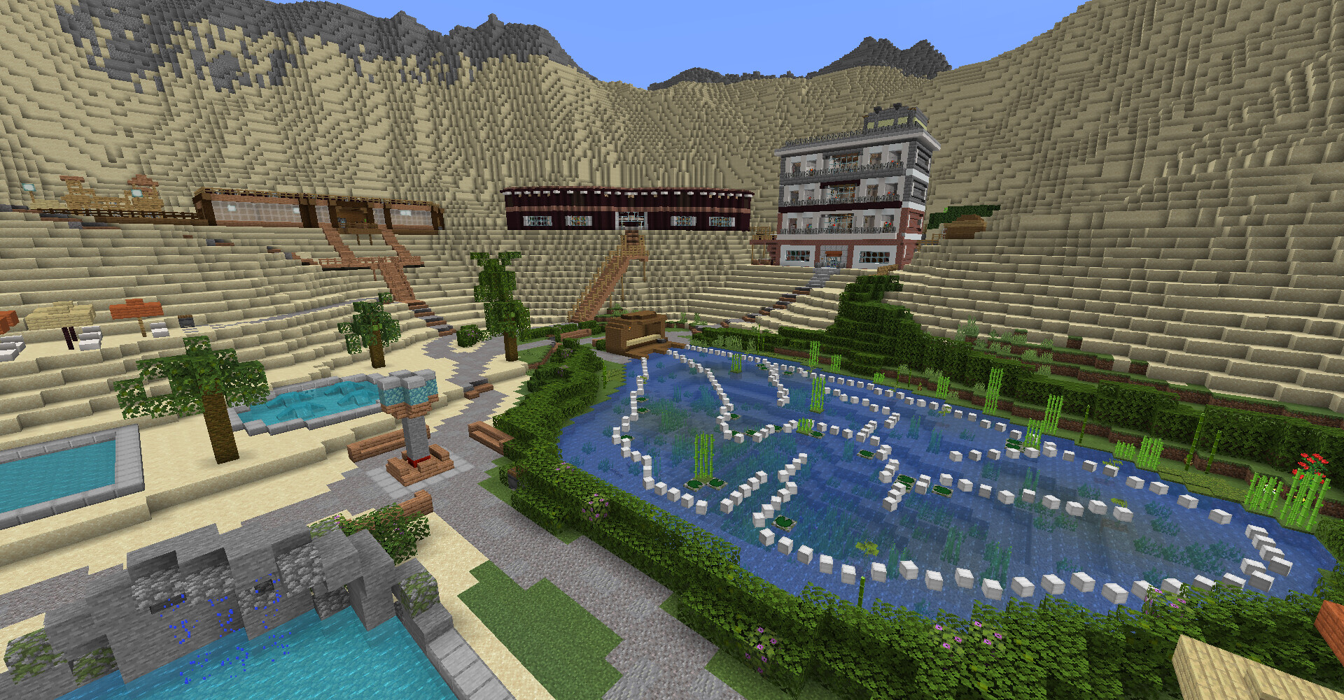 Summer Secrets - Resort and Water Park Island [v1.1] [1.17+] Minecraft Map