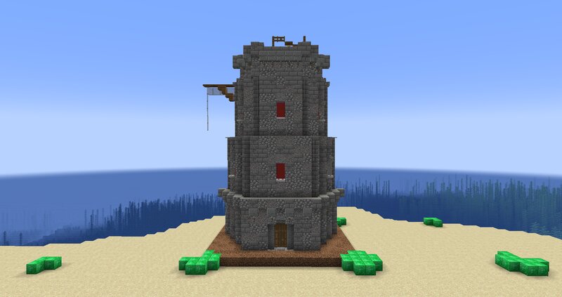 Tropico 6 Guard Tower Minecraft Map