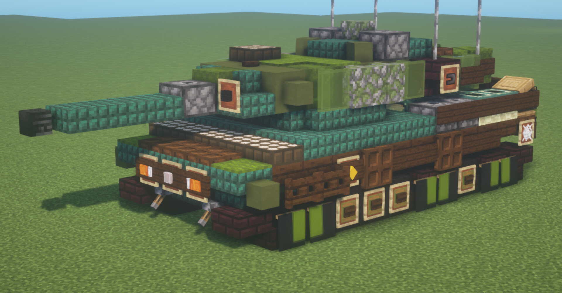 Strv. 122A (1.5:1 scale) Minecraft Map