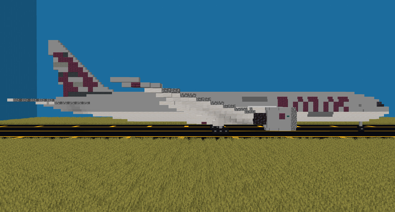 Qatar Airways Boeing 777-8F (1:1) Minecraft Map