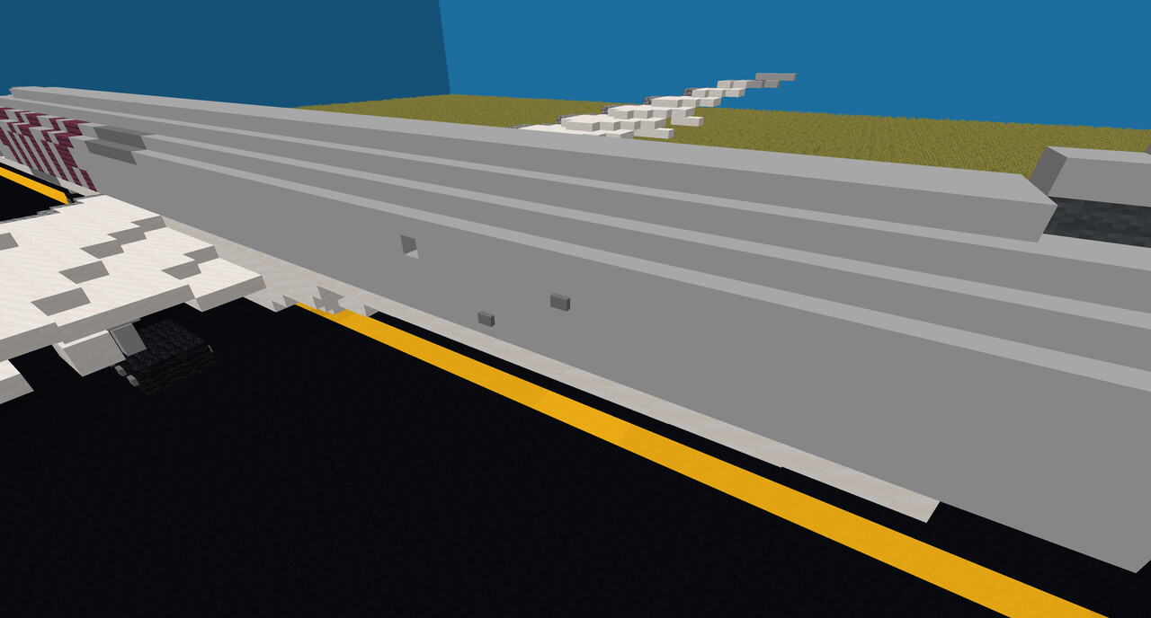 Qatar Airways Boeing 777-8F (1:1) Minecraft Map