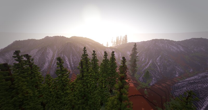 501x501 Small Terrain Minecraft Map
