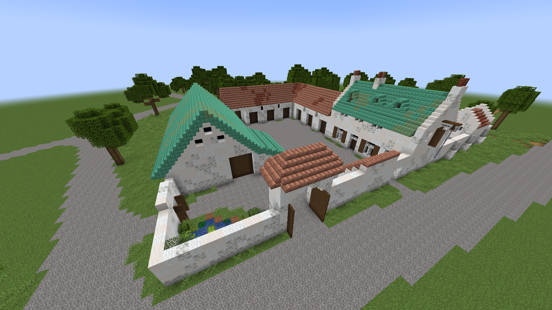 La Haye Sainte, Waterloo Minecraft Map