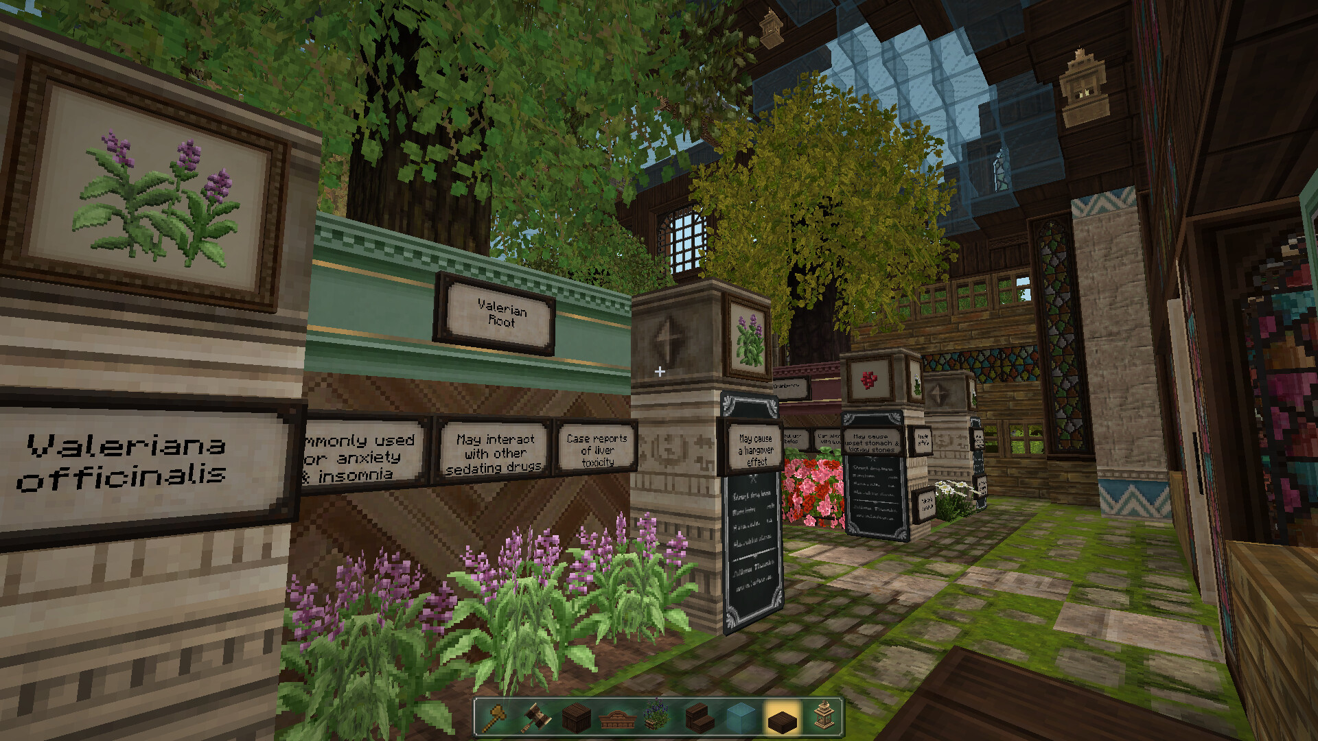 Herbal Greenhouse Exhibit Minecraft Map
