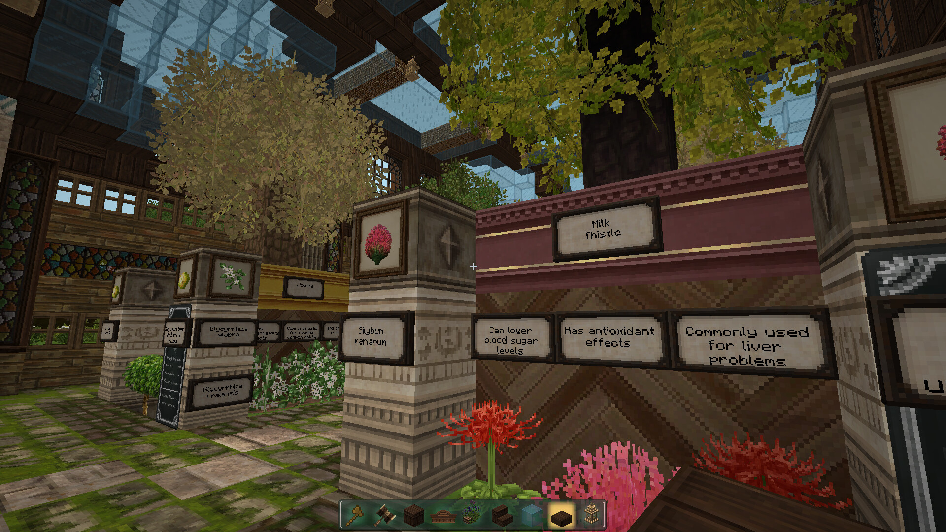 Herbal Greenhouse Exhibit Minecraft Map