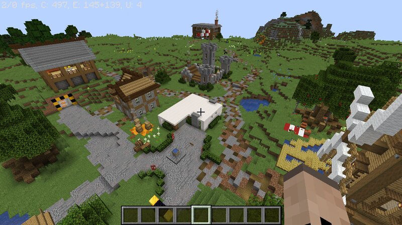 A World v1.1 Minecraft Map
