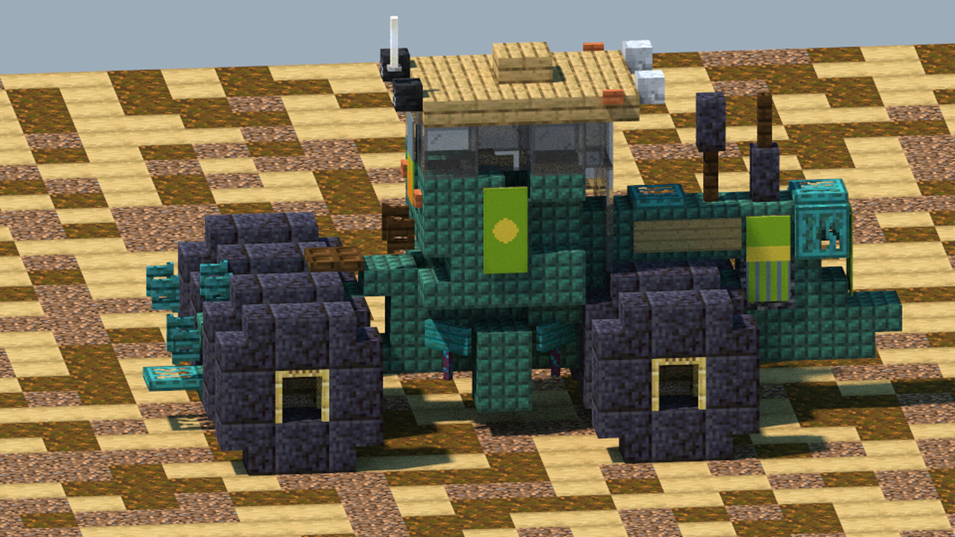 John Deere 7520, 4WD Tractor [With Dowload] Minecraft Map