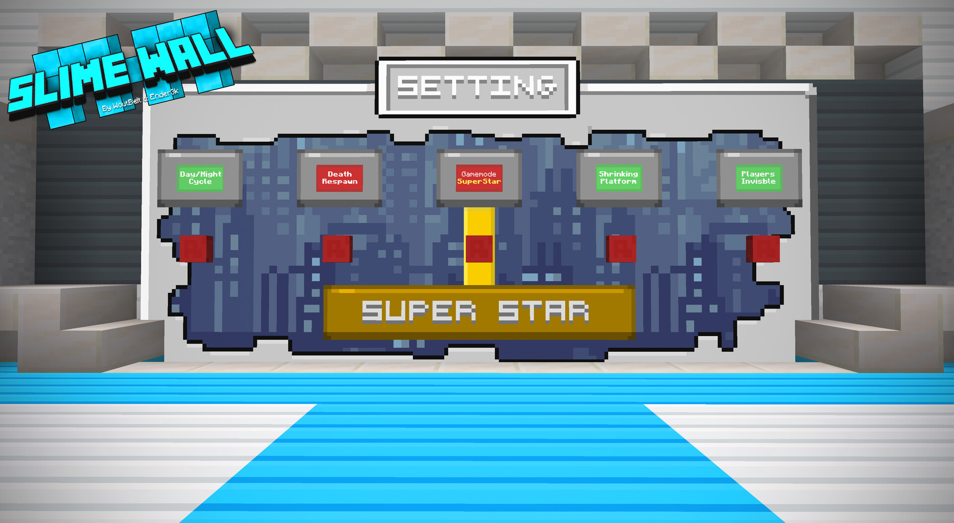 Slime Walls - Minigame Minecraft Map