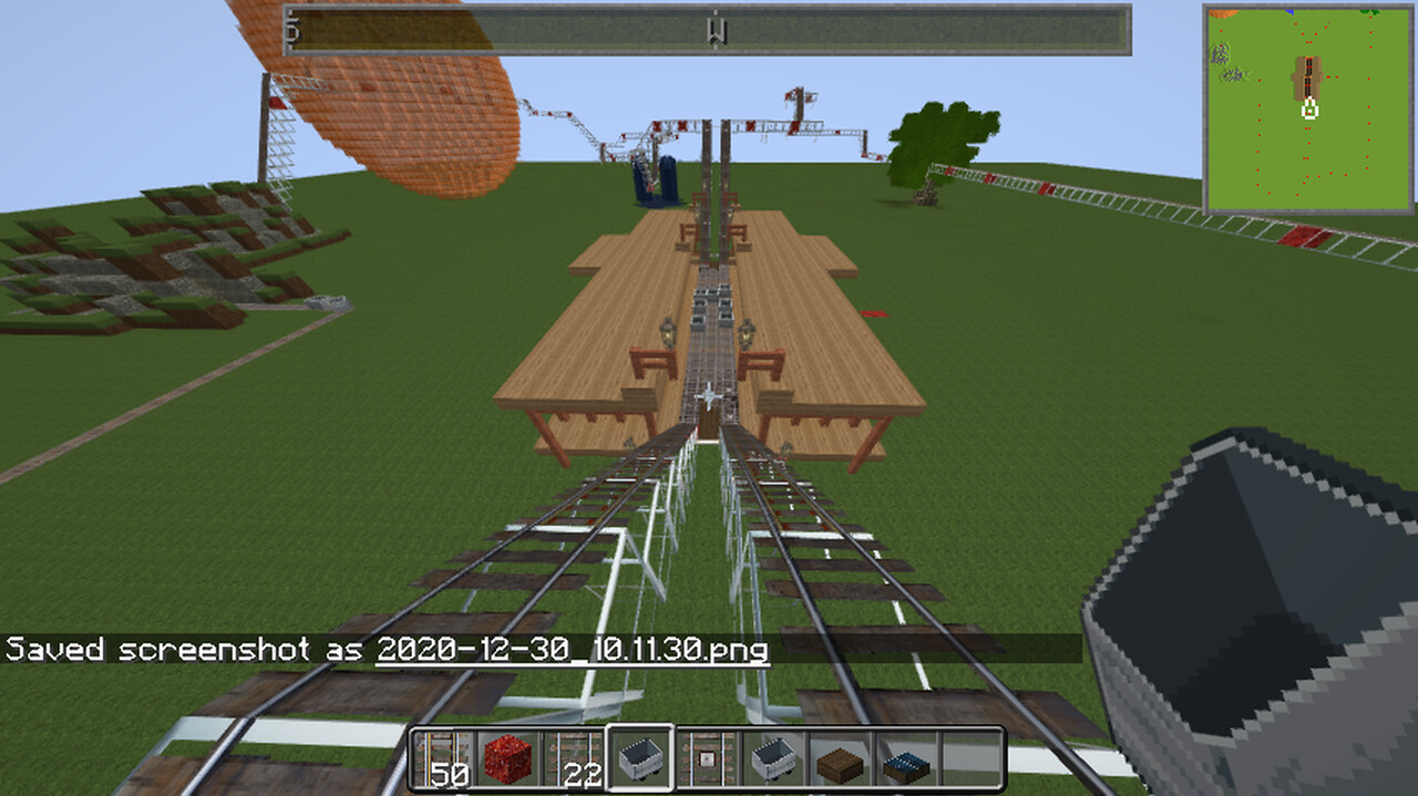 MineCart Coaster Island Minecraft Map