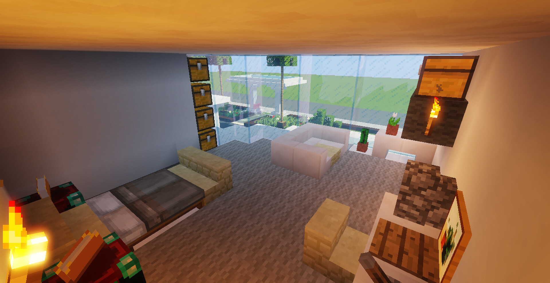 Modern Buildings Map + Schematic Minecraft Map