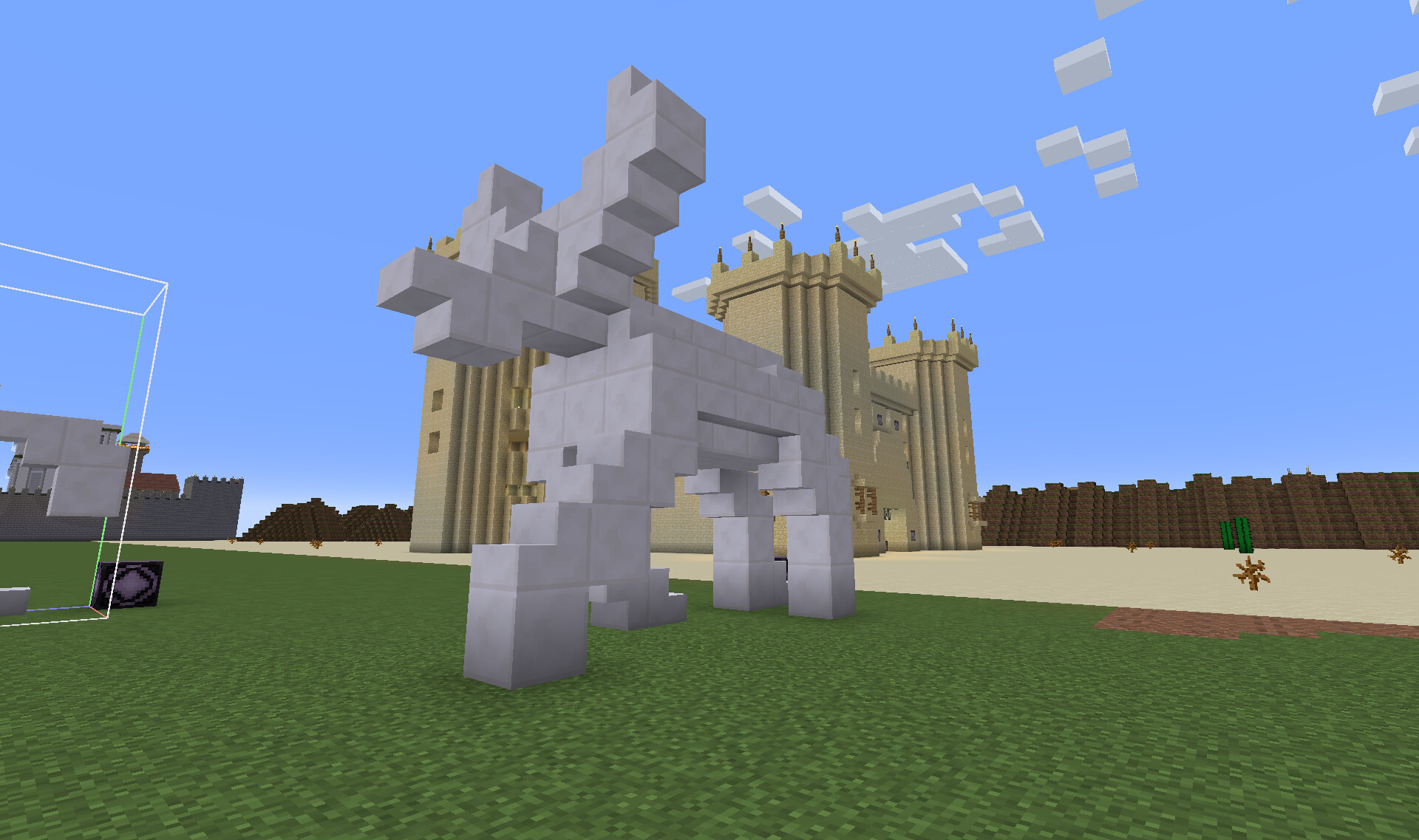 Small Elk statue Minecraft Map