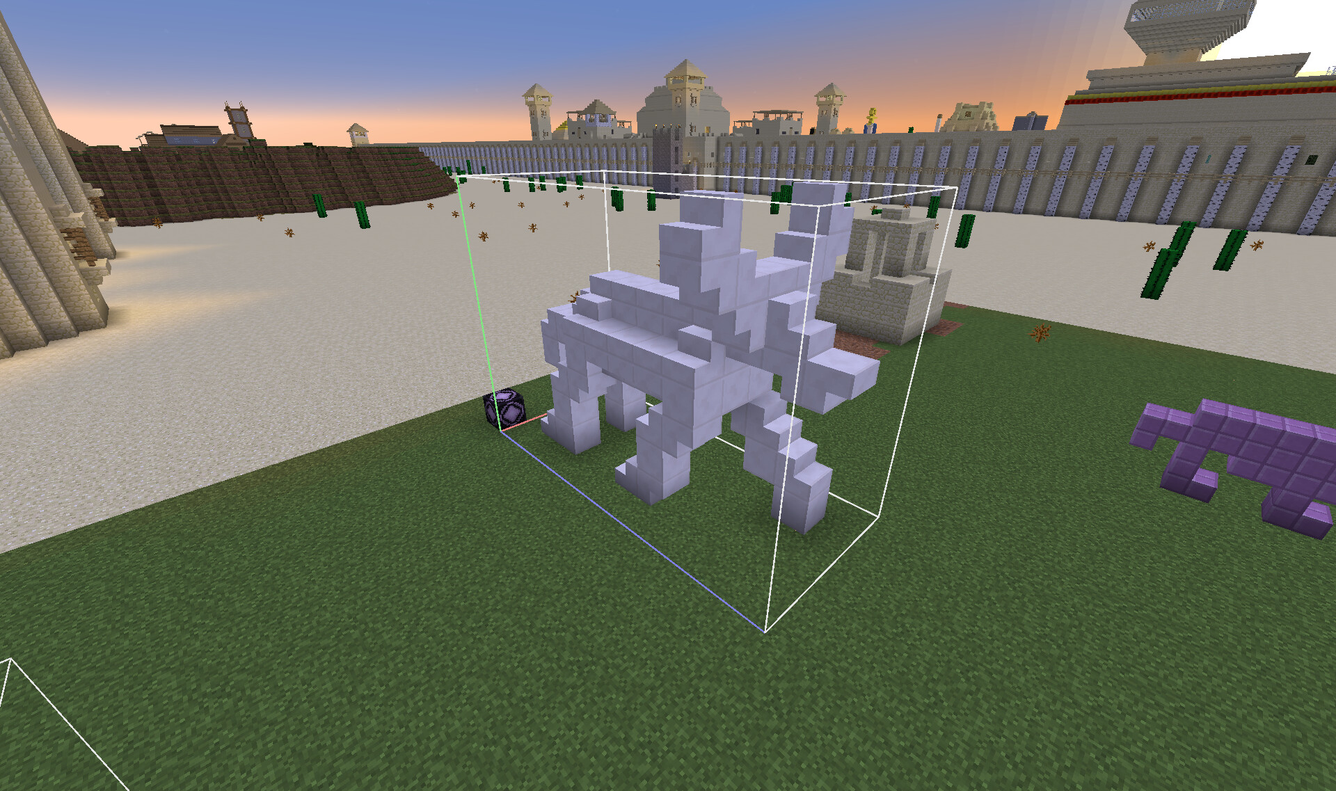 Small Elk statue Minecraft Map