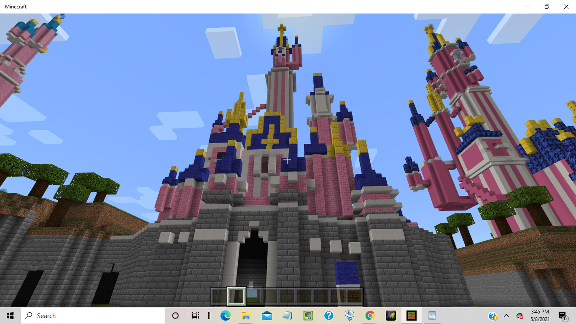 Disney Parks Castle Builds Minecraft Map