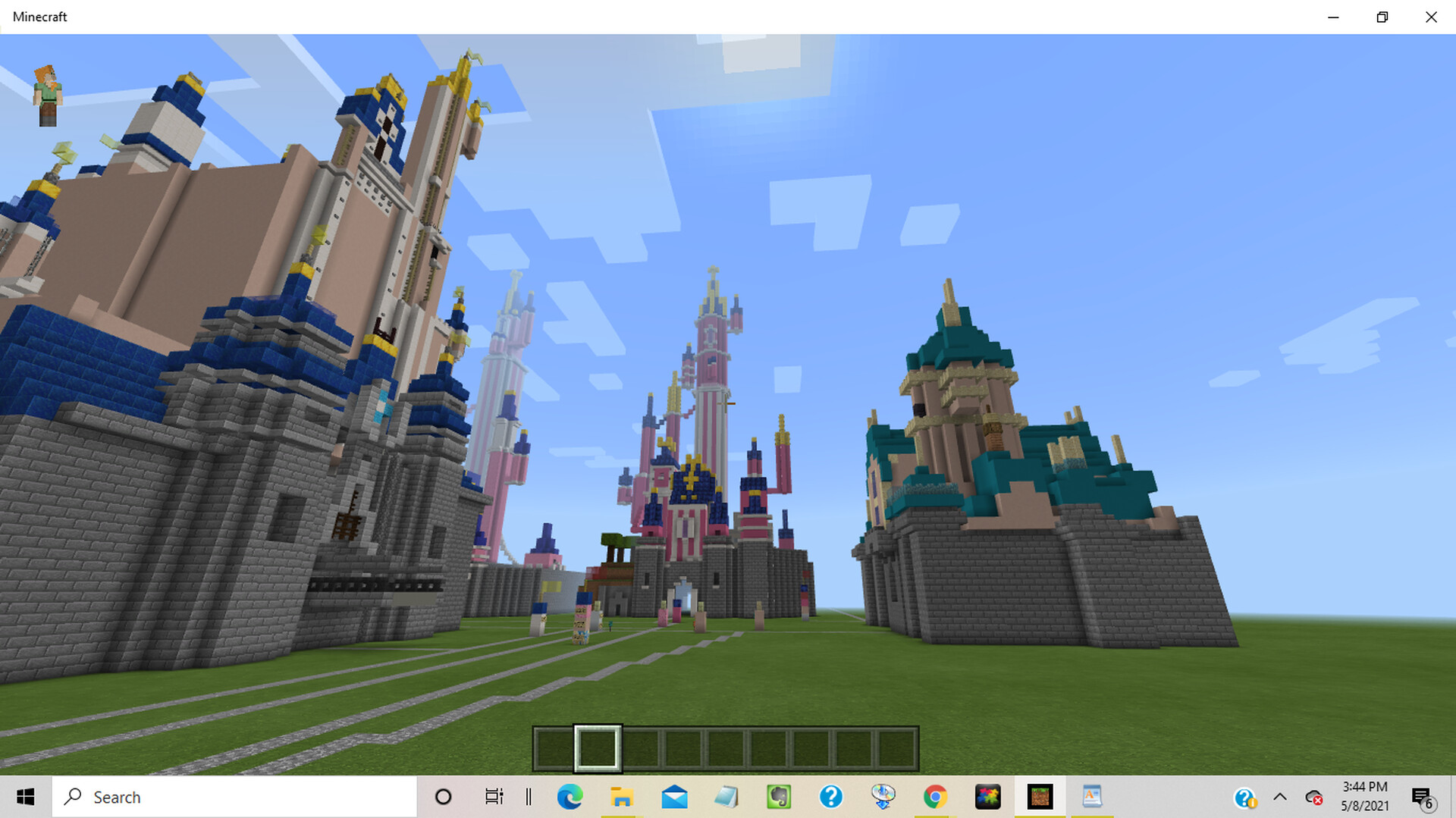 Disney Parks Castle Builds Minecraft Map
