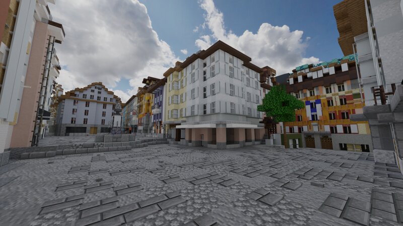 Lucerne 1:1 scale in Minecraft! Alps BTE Minecraft Map