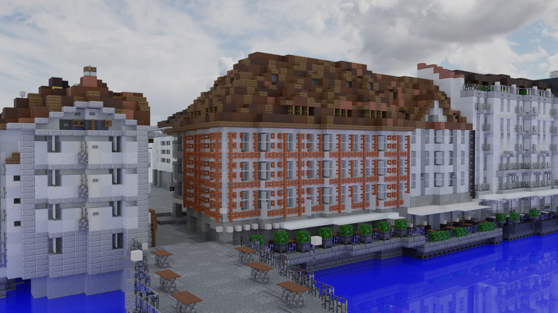 Lucerne 1:1 scale in Minecraft! Alps BTE Minecraft Map