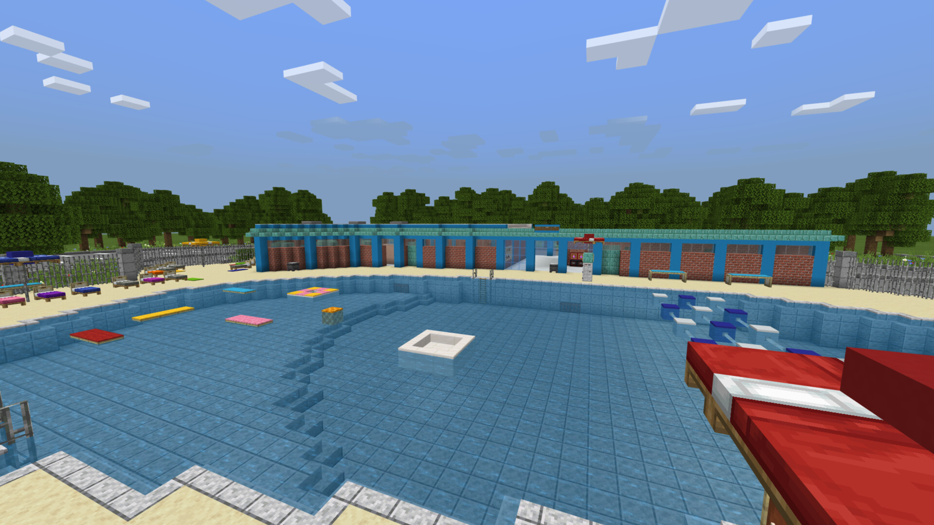 Stranger Things: Hawkins Community Pool (BEDROCK) Minecraft Map