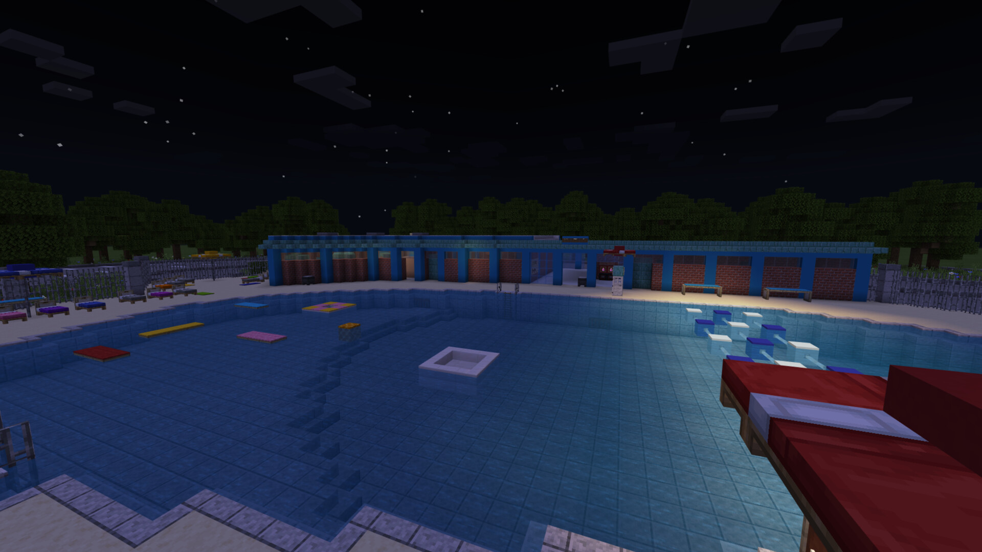 Stranger Things: Hawkins Community Pool (BEDROCK) Minecraft Map