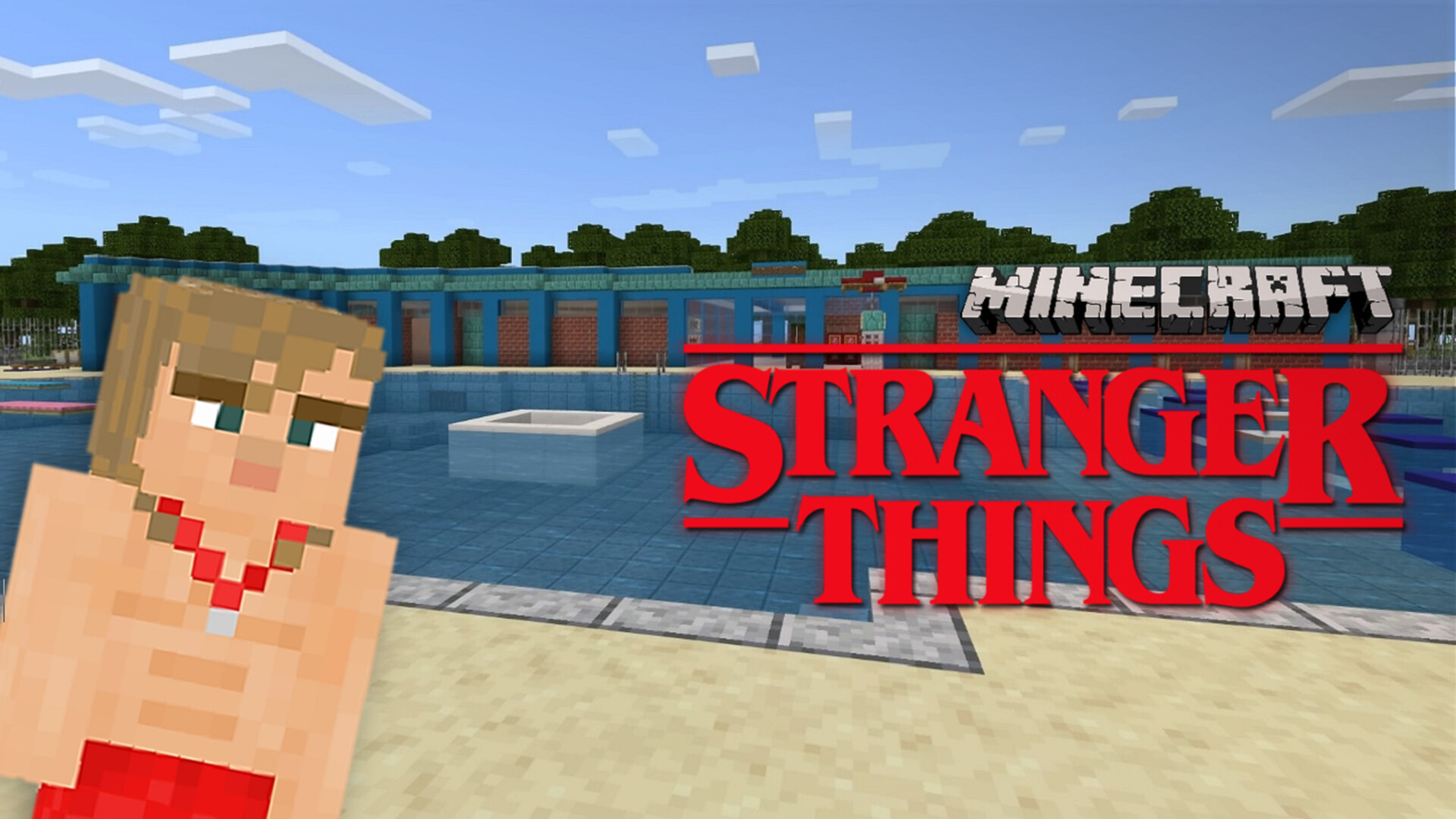 Stranger Things: Hawkins Community Pool (BEDROCK) Minecraft Map