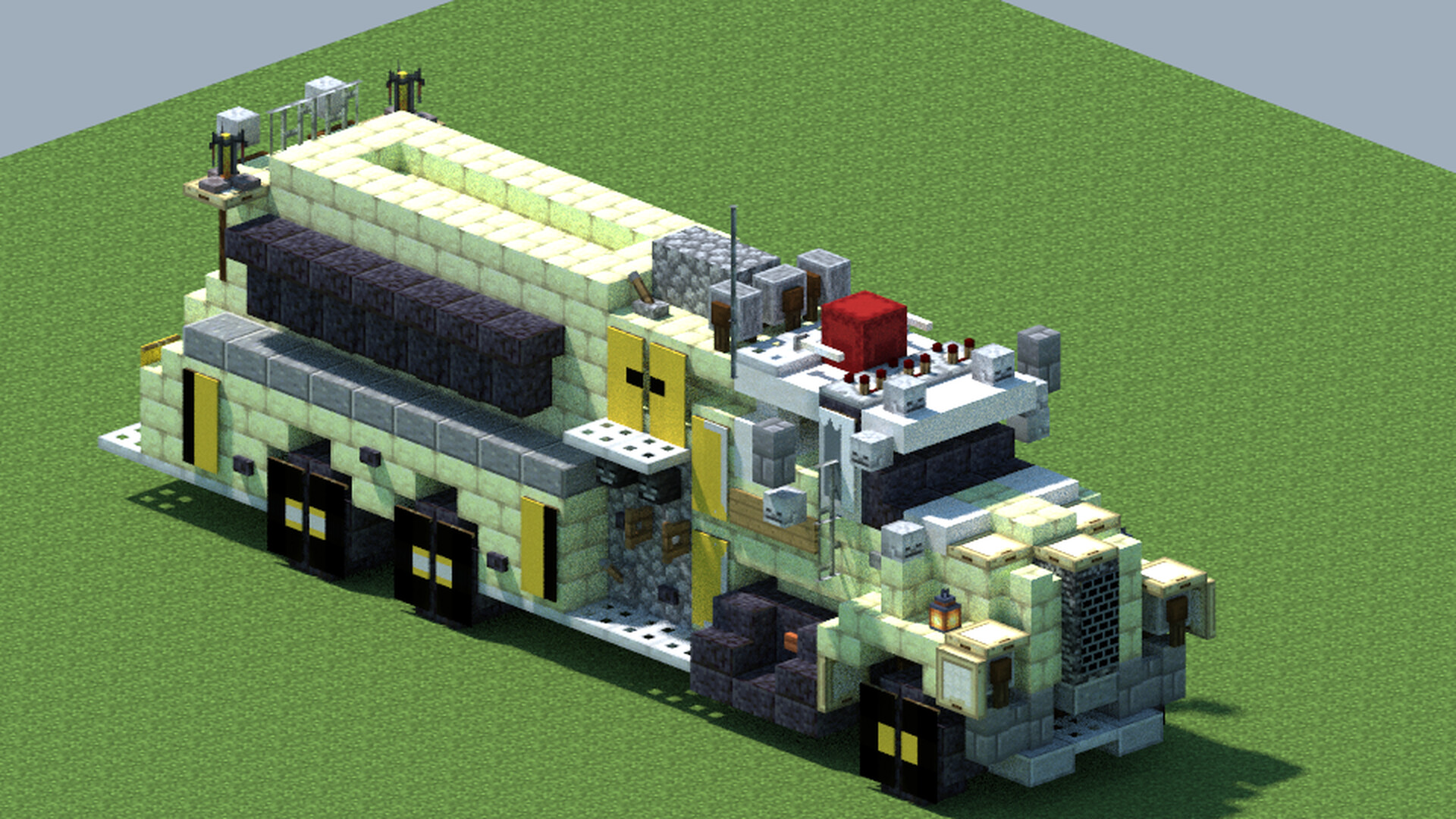 Dodge LCF, Fire pumper tanker [With Download] Minecraft Map