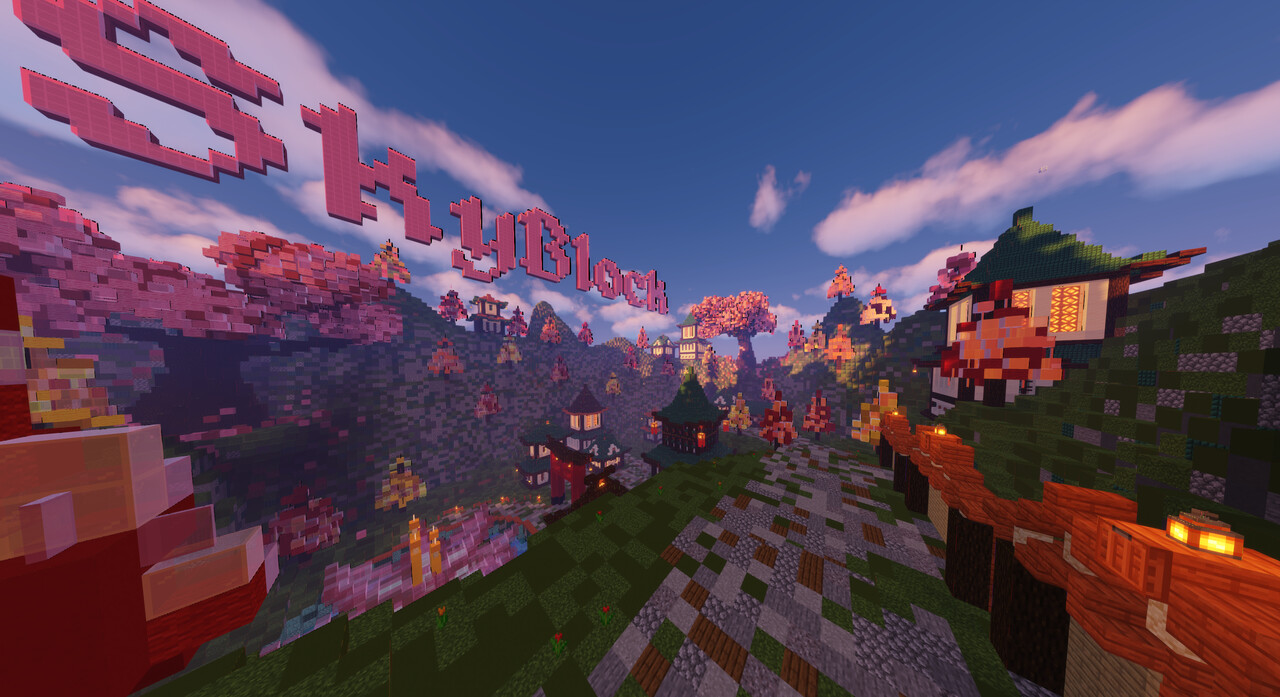 Oriental Skyblock Spawn Minecraft Map