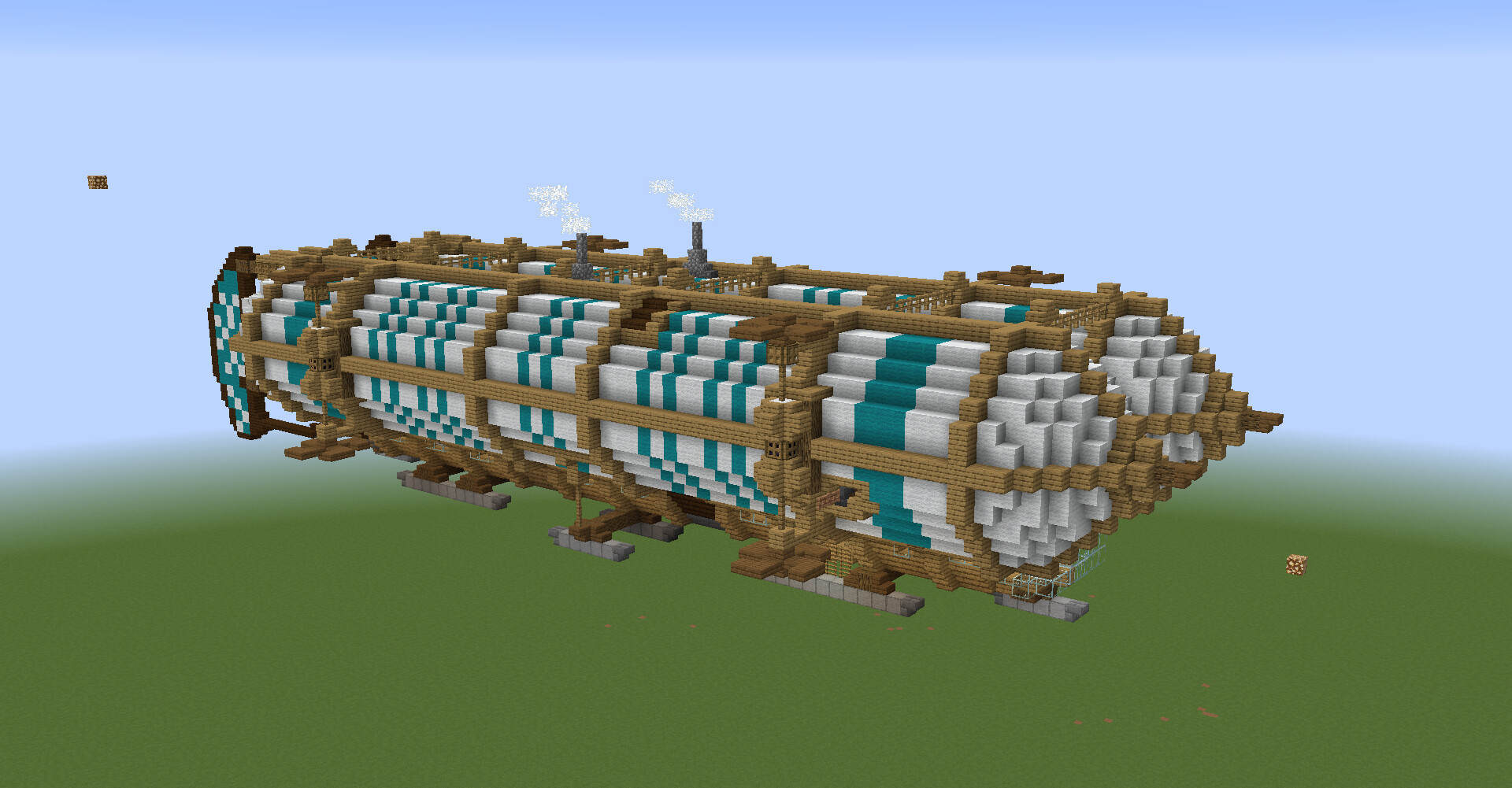 Small Cargo Air-Ship Minecraft Map
