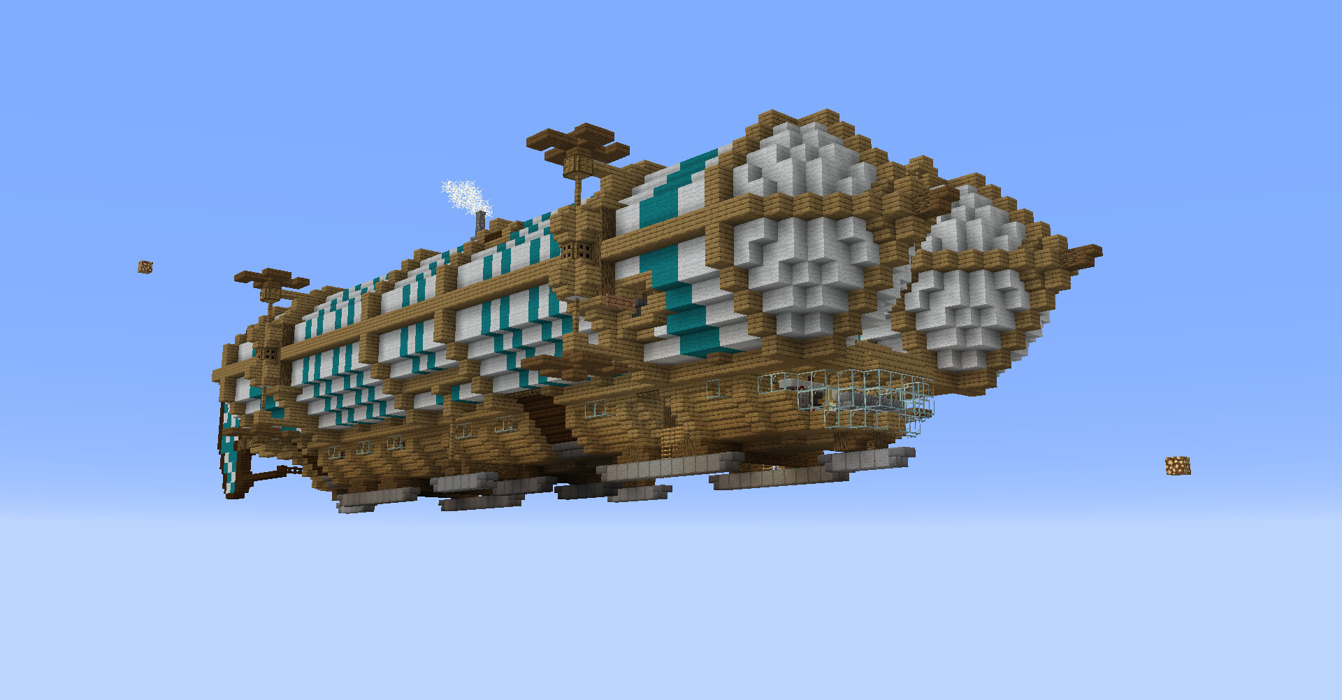 Small Cargo Air-Ship Minecraft Map
