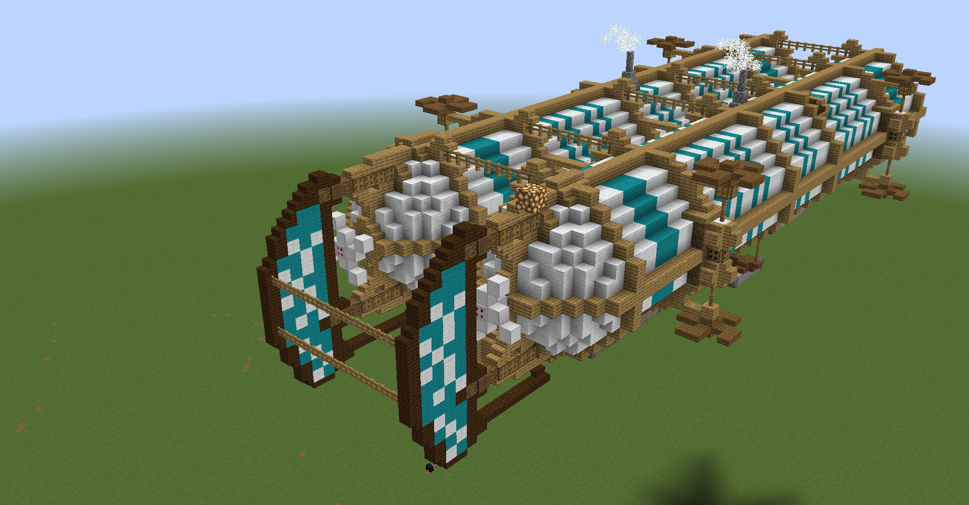Small Cargo Air-Ship Minecraft Map