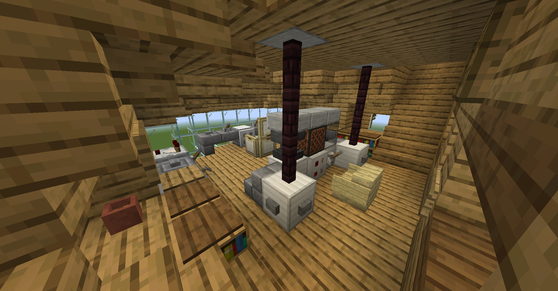 Small Cargo Air-Ship Minecraft Map