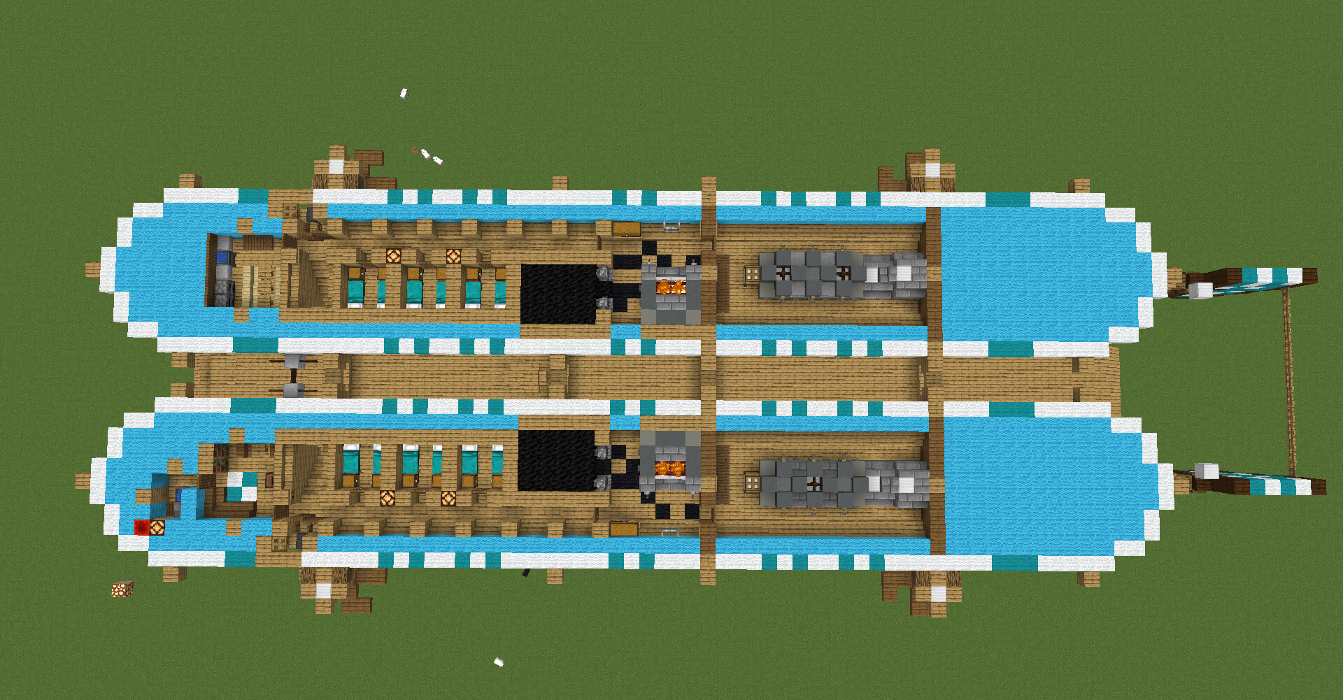 Small Cargo Air-Ship Minecraft Map