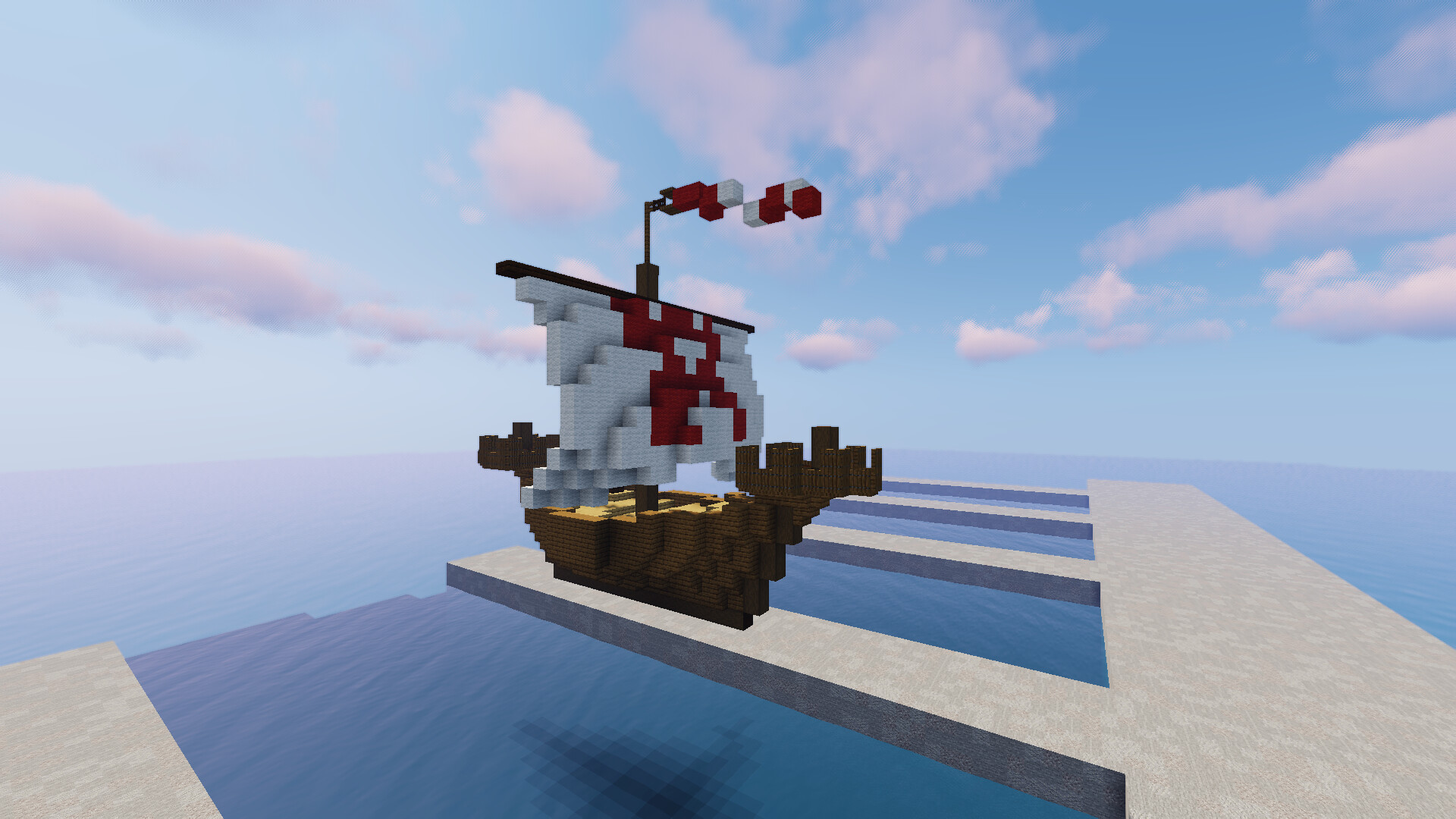 Small Medieval Ship Minecraft Map