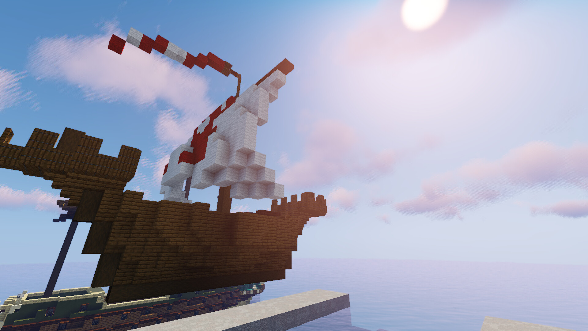 Small Medieval Ship Minecraft Map