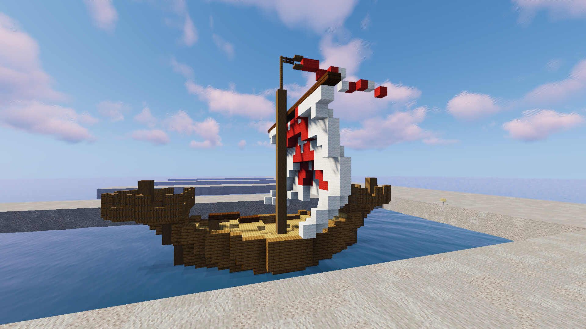 Small Medieval Ship Minecraft Map