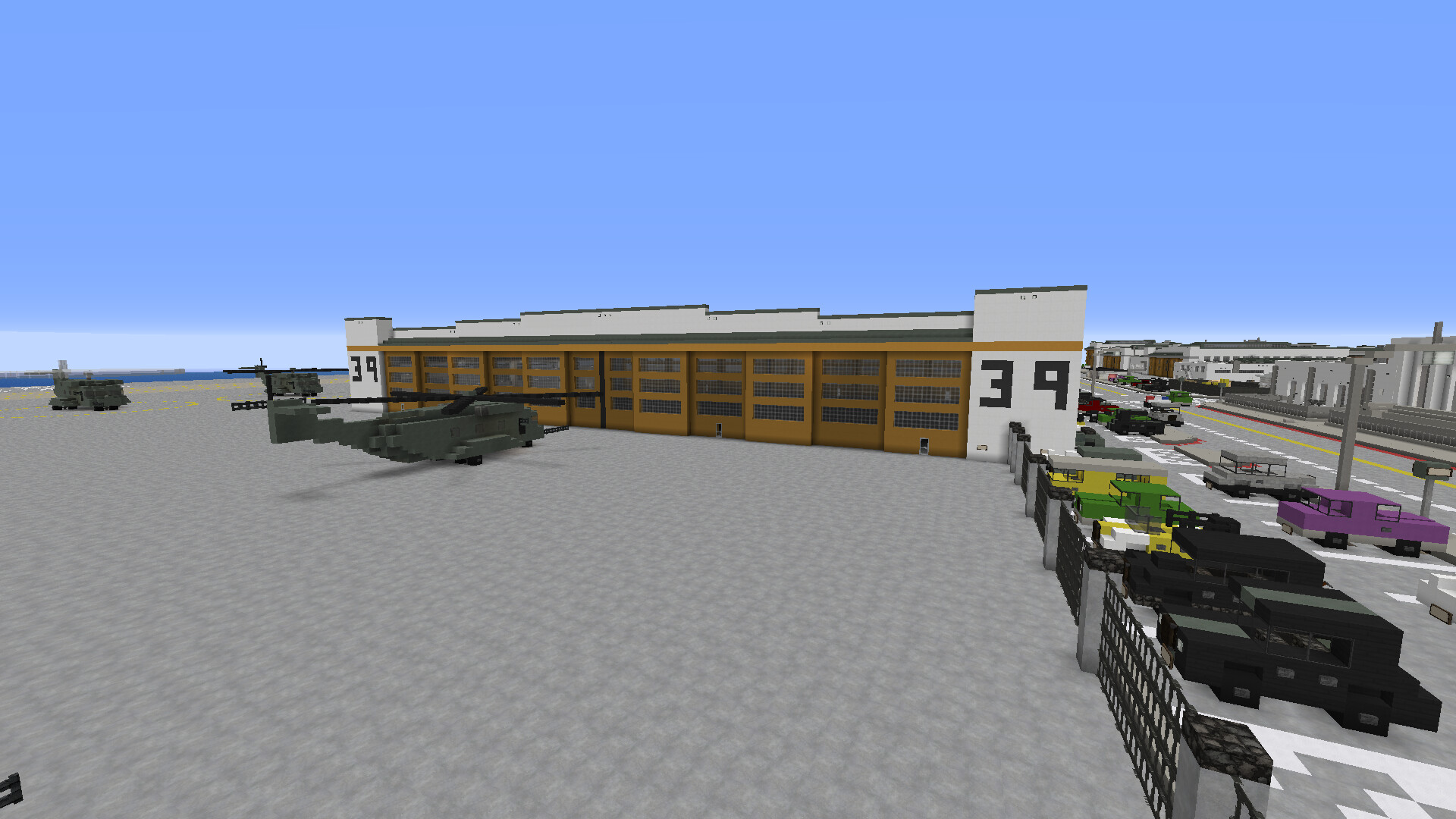 Aircraft Hangar Minecraft Map