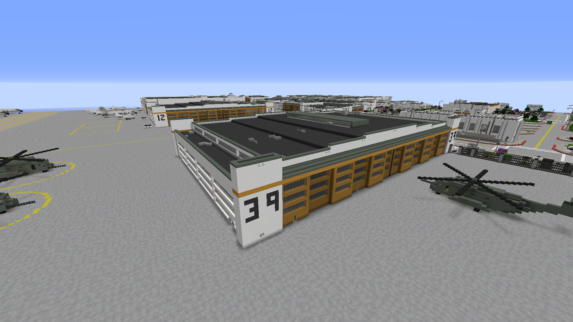 Aircraft Hangar Minecraft Map